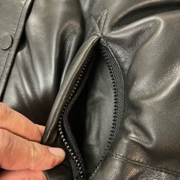 Bod & Christensen | Jackets & Coats | Bod Christensen Black Leather ...